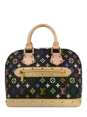 LOUIS VUITTON Monogram Multicolor Alma Tote Bag - Black