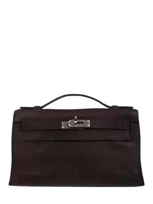 Hermès Hermès Kelly Pochette Tote Bag Brown