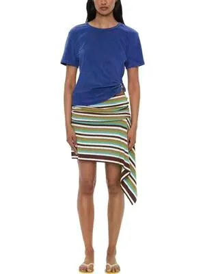 Christopher Esber Orbit Crew Neck T-shirt - Blue
