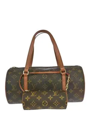 LOUIS VUITTON Monogram Papillon Handbag - Brown