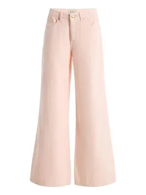 DL1961 Aura Alex Baggy Wide-leg Low-rise Jeans - Pink