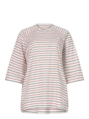 CLOTHES BY LOCKER ROOM Relaxed Fit Striped T-shirt - White