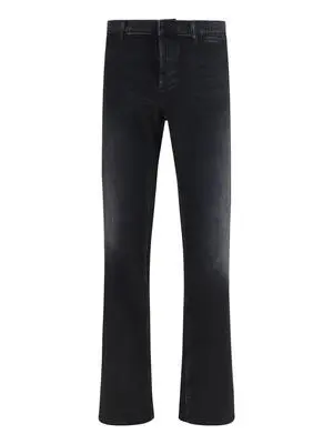 Gucci Stretch Cotton Flare Jeans - Black