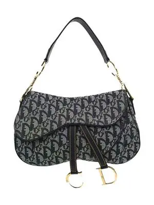 Dior Trotter Saddle Handbag - Blue