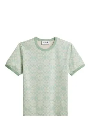 COACH X Brain Dead Signature Ringer T-shirt - Mint