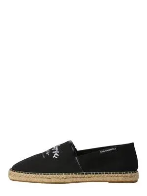 Karl Lagerfeld Kamino Riviera Espadrilles - Black