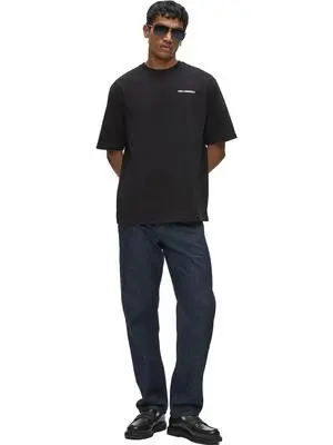 Karl Lagerfeld Straight Leg Jeans - Dark Blue