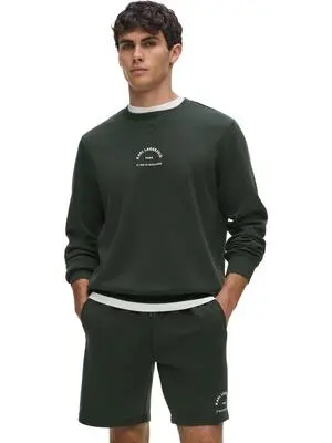 Karl Lagerfeld Rue St-guillaume Crewneck Sweatshirt - Thyme