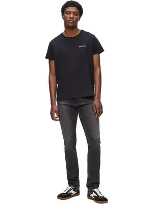 Karl Lagerfeld Slim-fit Five-pocket Jeans - Black