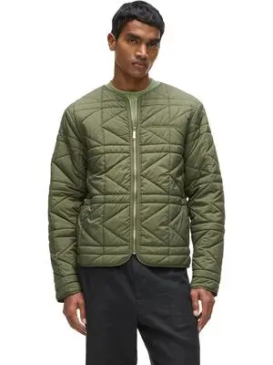 Karl Lagerfeld KARL LAGERFELD Quilted Jacket Bronze Green