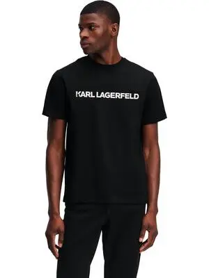 Karl Lagerfeld Logo T-shirt - Black