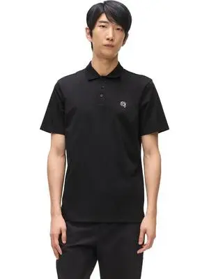 Karl Lagerfeld Ikon Jersey Polo Shirt - Black