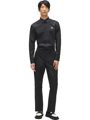 Karl Lagerfeld Classic Chino Pants - Black