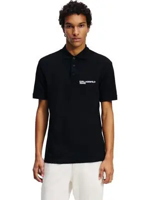 KL JEANS Logo Polo Shirt - Black