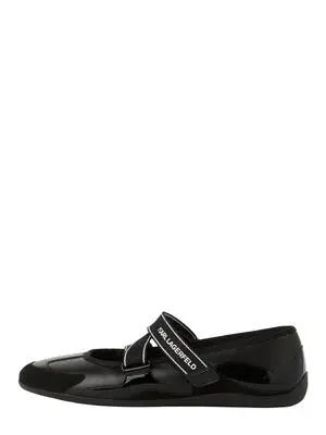 KL JEANS Karl Lagerfeld Altia Kross Strap Flats