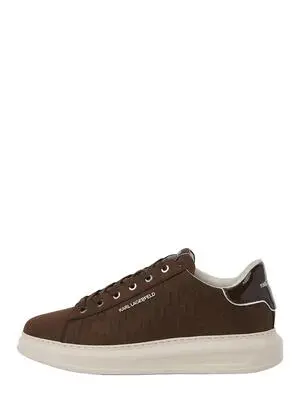 Karl Lagerfeld Monogram Kapri Low-top Sneakers - Brown