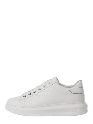 Karl Lagerfeld Kapri Rhinestone Sneakers - White/silver