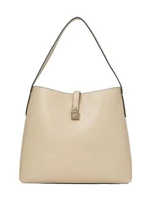 Karl Lagerfeld Karl Lagerfeld K/Autograph Padlock Hobo Bag Safari