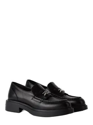 Karl Lagerfeld Macie Signia Rhinestone Loafers - Black