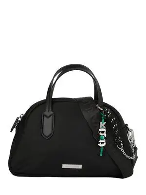 Karl Lagerfeld Ikon Nylon Bowling Bag - Black