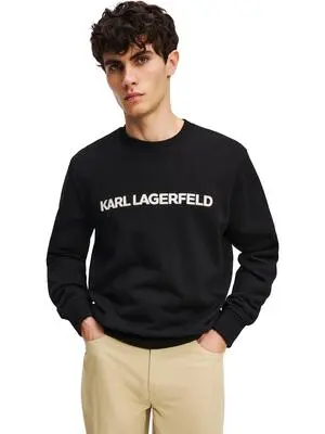 Karl Lagerfeld Logo Sweatshirt - Black