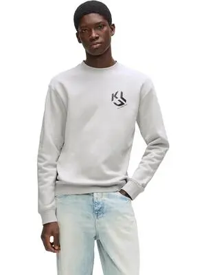 KL JEANS Monogram Patch Sweatshirt - Micro Chip