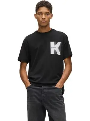 KL JEANS K Artwork T-shirt - Black
