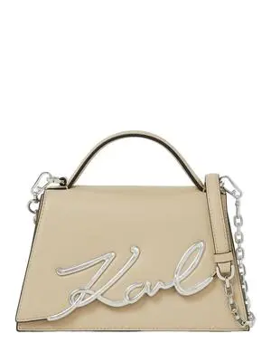 Karl Lagerfeld Karl Lagerfeld K/Signature Medium Crossbody Bag Safari