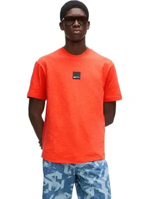 KL JEANS Curved Hem T-shirt - Grenadine