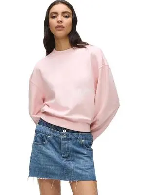 KL JEANS Jeans Ruched Sleeve Sweatshirt - Fairytale