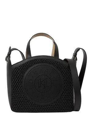 Karl Lagerfeld K/circle Small Mesh Tote Bag - Black
