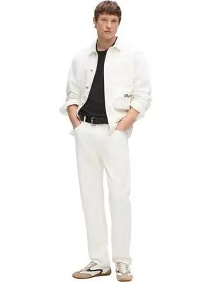 KL JEANS Straight Carpenter Jeans - White