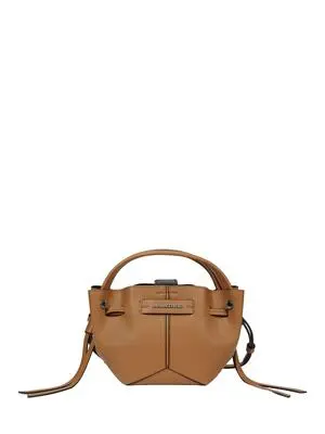 Karl Lagerfeld K/pierced Mini Bucket Bag - Caramel