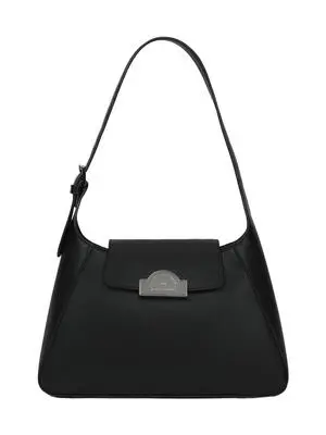 Karl Lagerfeld Rue St-guillaume Metal Shoulder Bag - Black