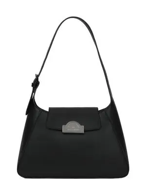 Karl Lagerfeld Rue St-guillaume Metal Shoulder Bag - Black