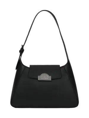Karl Lagerfeld Rue St-guillaume Metal Shoulder Bag - Black
