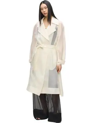 Karl Lagerfeld Organza Trench Coat - Pristine