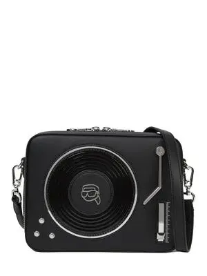 Karl Lagerfeld Ikon Record Turntable Bag - Black