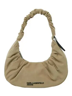 Karl Lagerfeld Gathered Hobo Bag - Travertine