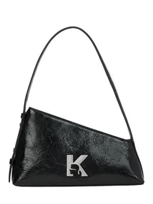 KL JEANS Geo High-shine Shoulder Bag - Black