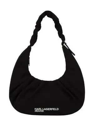 KL JEANS Jeans Gathered Hobo Bag - Black