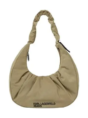 KL JEANS Jeans Gathered Hobo Bag - Travertine