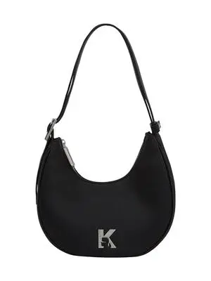 KL JEANS Jeans Contemporary Moon Shoulder Bag - Black
