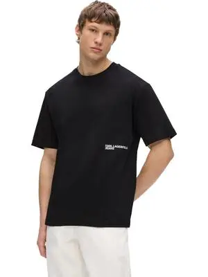 KL JEANS Relaxed Gradient Logo T-shirt - Black