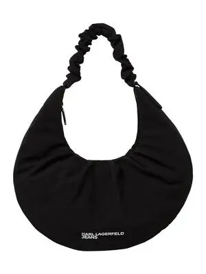 KL JEANS Jeans Gathered Hobo Bag - Black