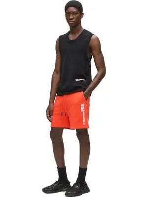 KL JEANS Jeans Logo Sweat Shorts - Grenadine