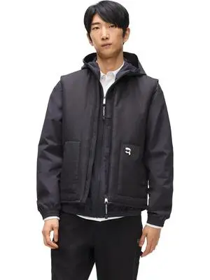 Karl Lagerfeld Ikon Padded Gilet - Black