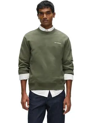 Karl Lagerfeld Rue St-guillaume Regular‑fit Sweatshirt - Thyme
