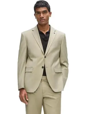 Karl Lagerfeld Slim-fit Blazer - Khaki