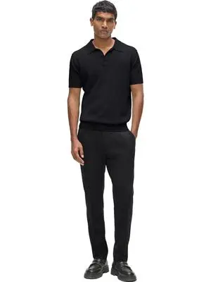 Karl Lagerfeld Drawcord Waist Pants - Black